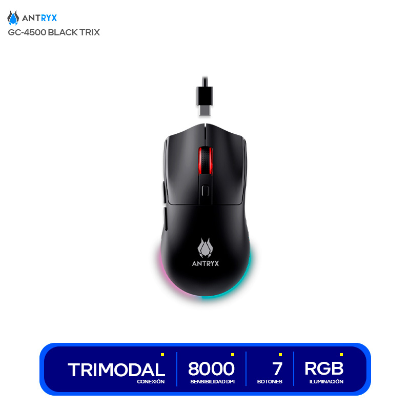 Combo gaming antryx inalambrico gc-4500 black trix ( agc-4500txre-sp ...